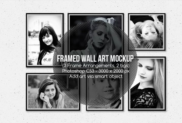 31+ Art Wall Mockups - Free PSD Mockups Download